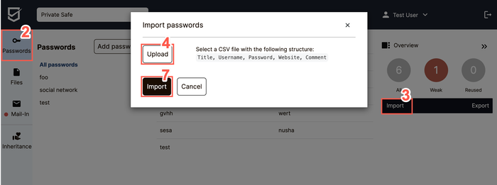 Adding Multiple Passwords: How to Import Passwords to SecureSafe